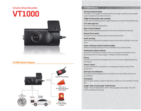 Smarty VT1000 Vehicle Camera – alarms2u